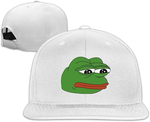 KEKEKE Man Popular Cartoon Pepe The Frog Head Flat Along Baseball Caps ...