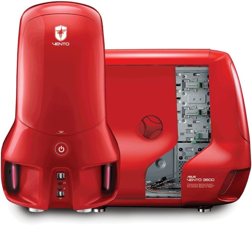 ASUS Vento 3600 TA-362 ATX Tower Gaming Chassis (Red), [Importado de UK ...
