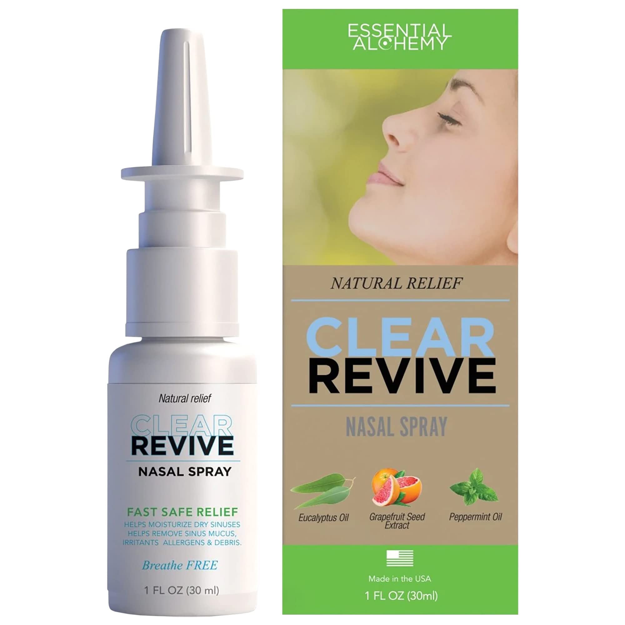 Mua Nasal Spray, Allergy Relief, Fast Relief of Nasal and Sinus ...