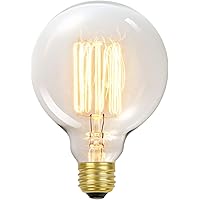 Globe Electric 60W Vintage Edison G30 Vanity Tungsten Incandescent ...