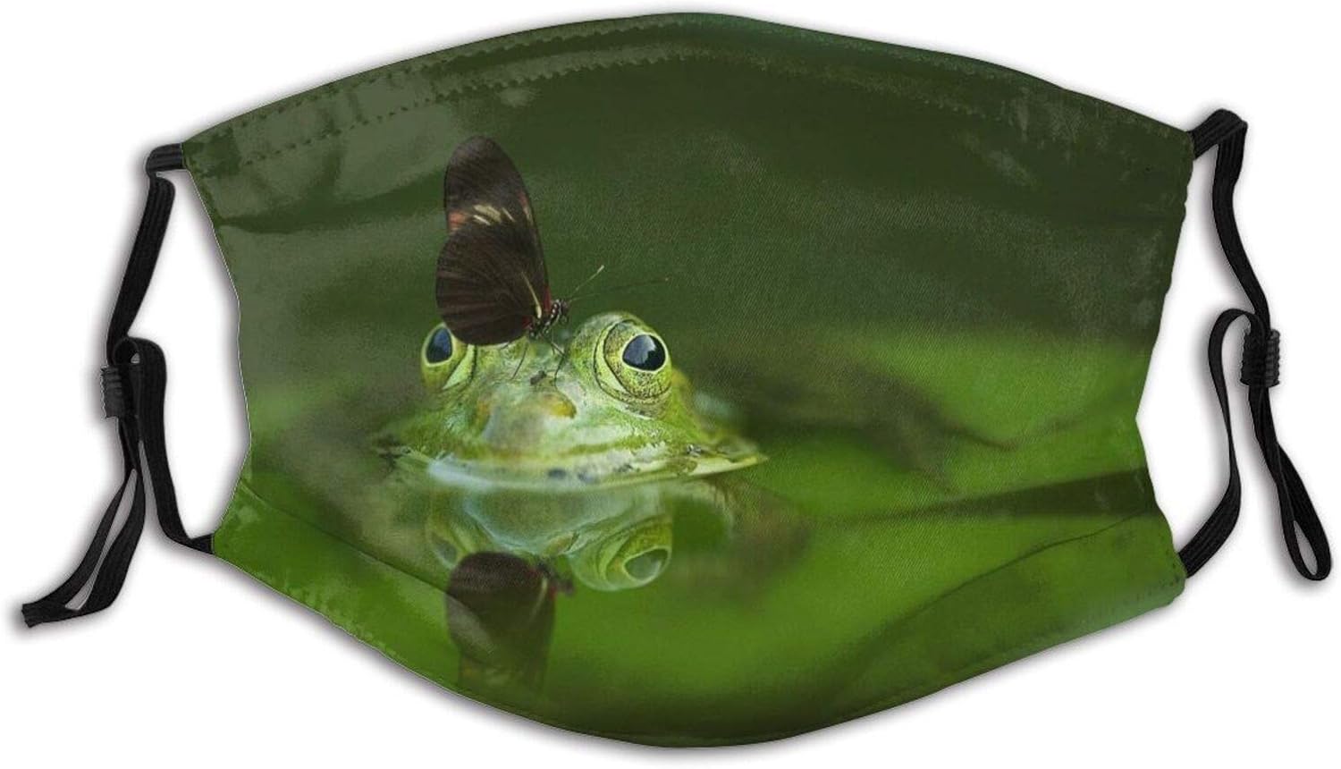 Amazon.com: Frog Face Mask Cloth Face Cover with Filter Strap Washable ...