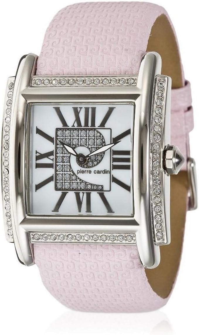 Pierre Cardin Women's Quartz Watch PC100542F04 with Leather Strap ...