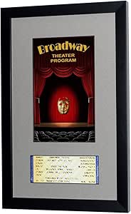 Amazon.com - National Frames Broadway Playbill Ticket Frame (Program ...