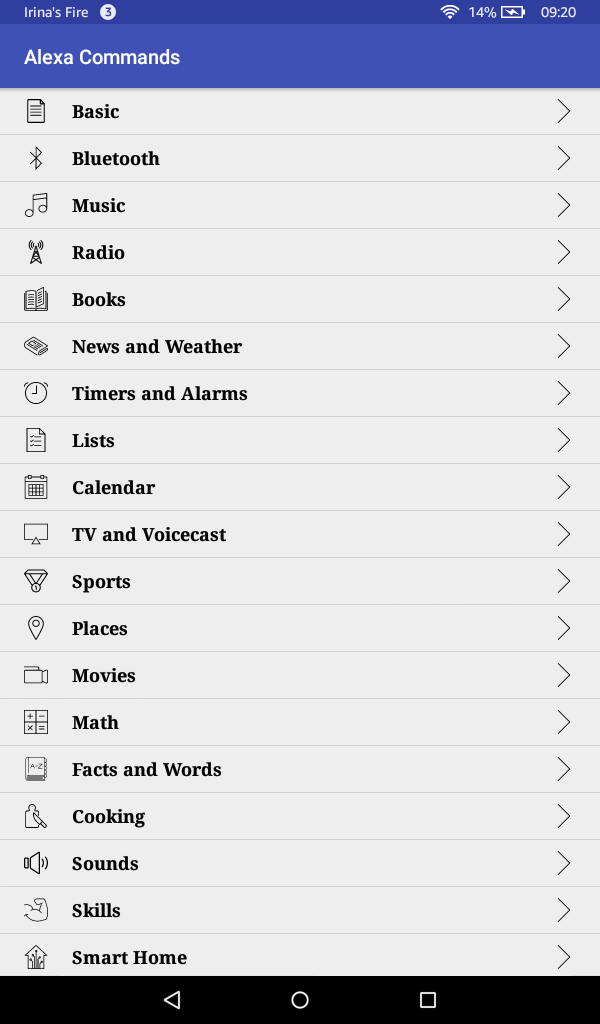 Commands for Alexa:Amazon.com:Appstore for Android