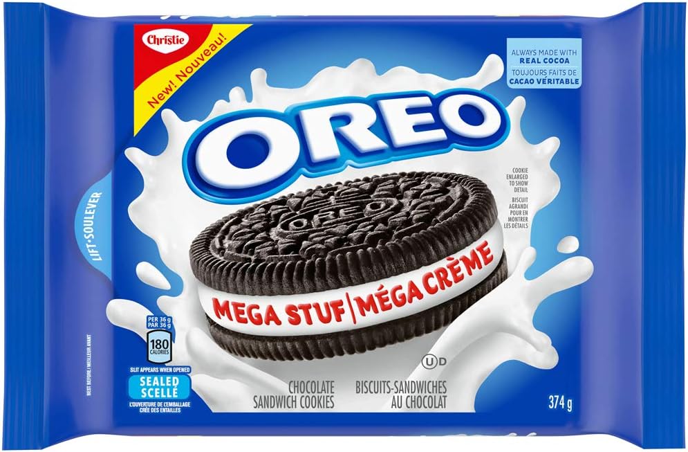 Oreo Mega Stuf Cookies, 374 Grams: Amazon.ca: Grocery