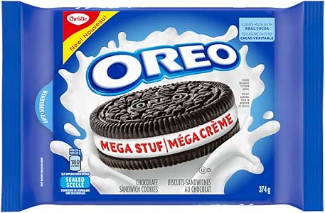 Oreo Mega Stuf Cookies, 374 Grams: Amazon.ca: Grocery