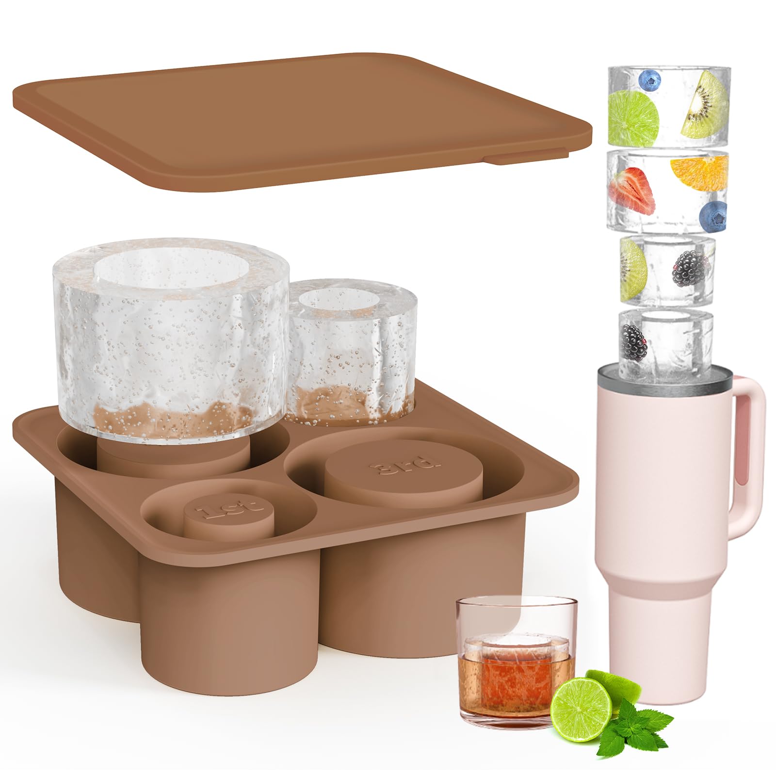 Ice Cube Tray Mold for Stanley 40oz 30oz 20oz 14oz Tumbler Accessories ...