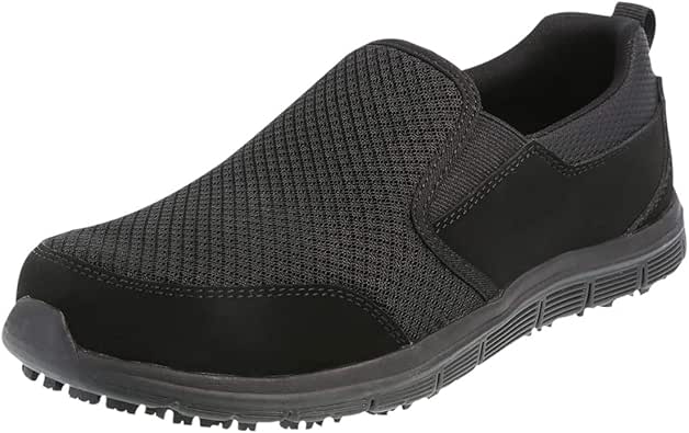 Amazon.com | safeTstep Men's Slip Resistant Avail Slip-On | Loafers ...