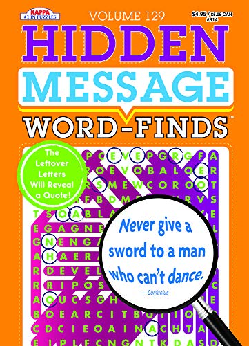 Hidden Message Word-Finds Puzzle Book-Word Search Volume 89: Kappa ...