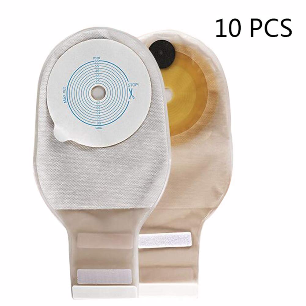 Buy JL 10 Drainable Pouches One-Piece System for Colostomy Ileostomy ...