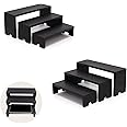 Amazon.com: Yikaroeli Display Wood Risers Wooden Stand 3 Tier Wood ...