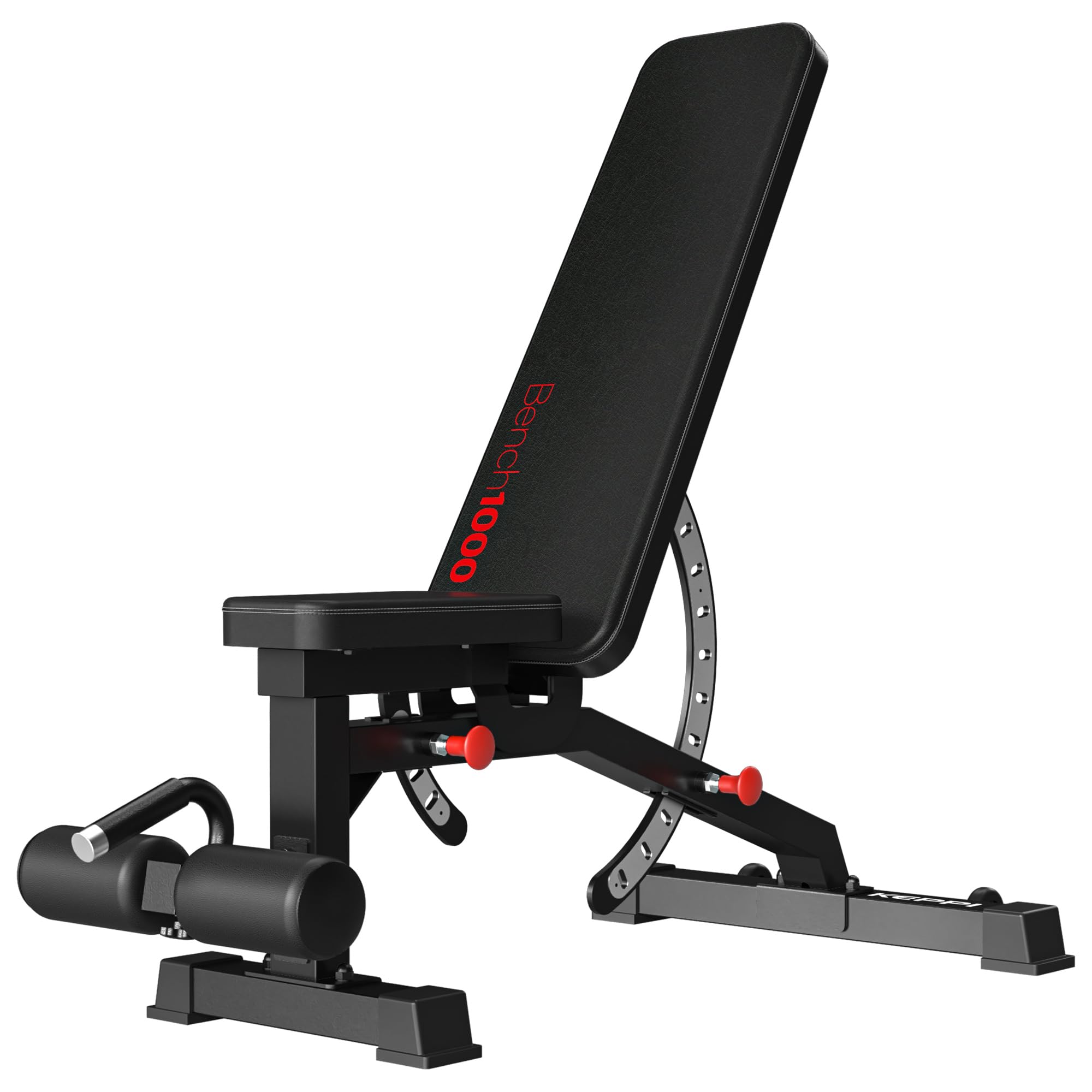 Keppi 1000LB Weight Bench - Adjustable Workout Bench Press Set for Home ...