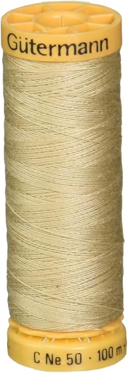 Amazon.com: Gutermann 103C-3260 Natural Cotton Thread 110 Yards-Tan