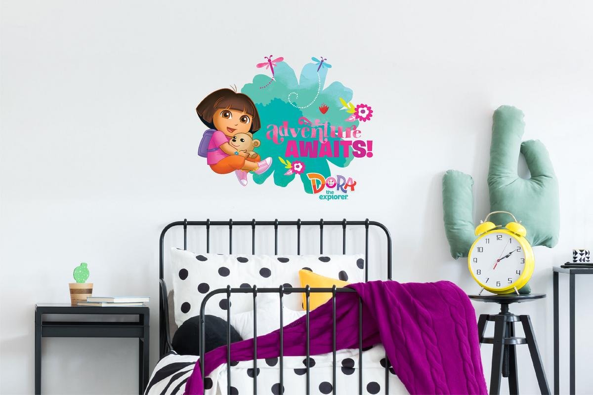 Buy Asian Paints Dora Teddy Stories Wall Sticker (PVC Vinyl, 0.01 cm x ...