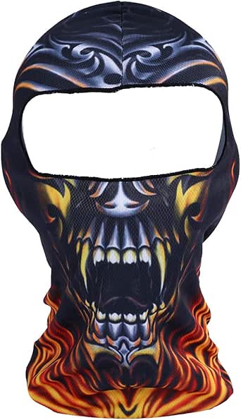 YASHALY Balaclava Ski Mask Thin Breathable Masked Hoods Hats 3D Summer ...