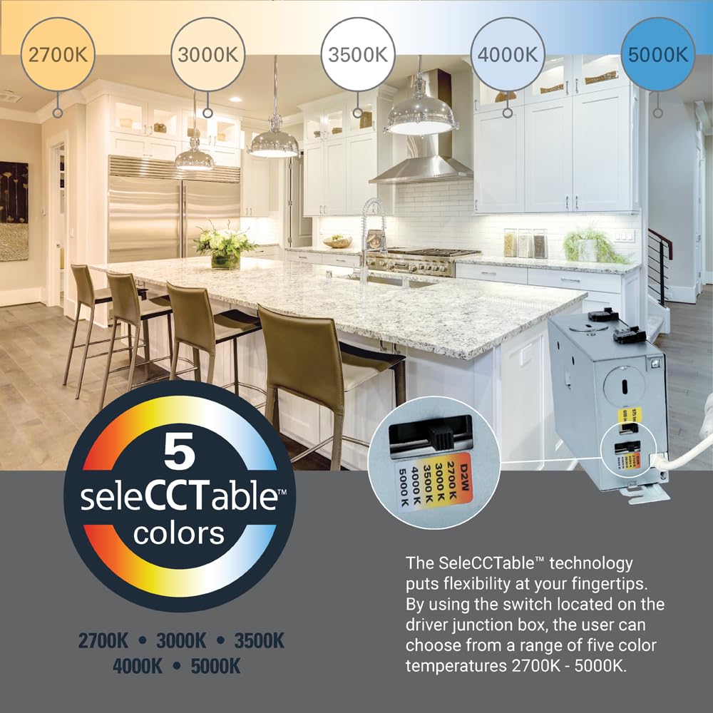 Mua HALO RA 6 in. Integrated LED Recessed Light Trim, 600 Lumens/1000 ...