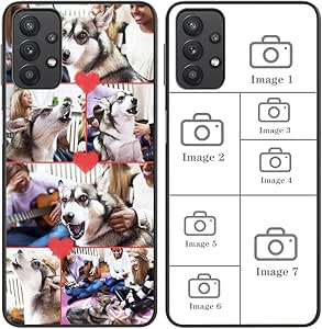 Amazon.com: Personalized Multiple Pictures/Photos Customized Gift Custom Phone Case for Samsung ...