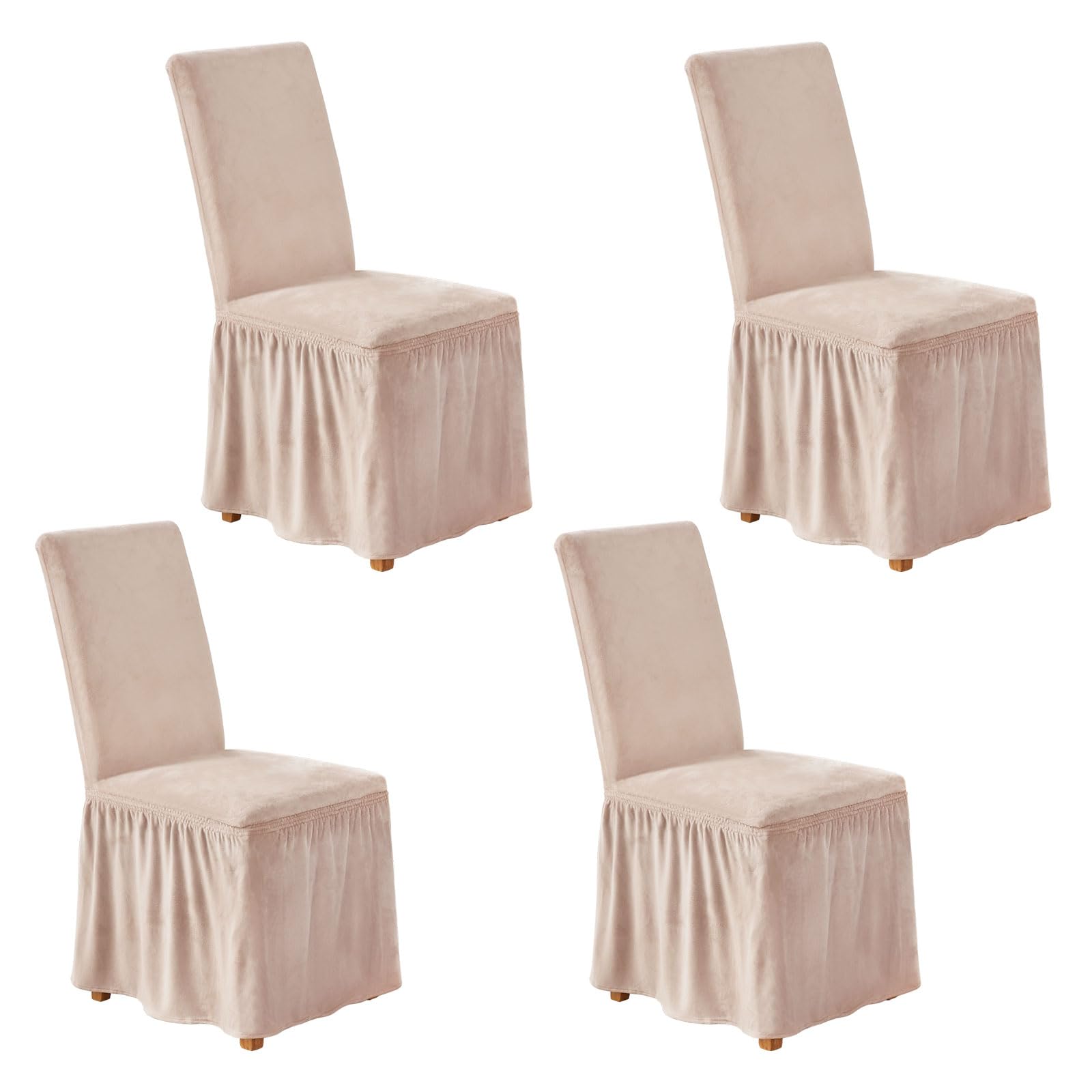 Parson Chair Covers With Skirtnull