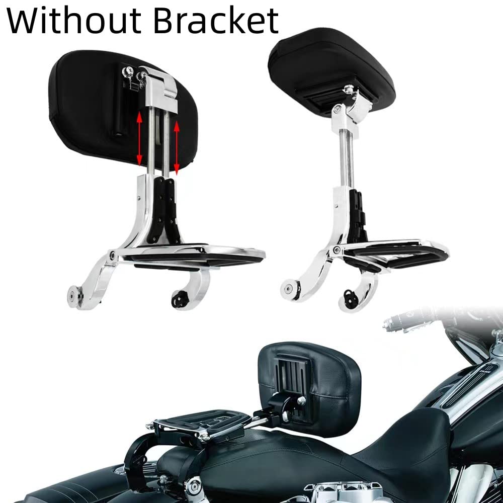 Mua Adjustable Sissy Bar Backrest With Folding Luggage Rack For Harley ...
