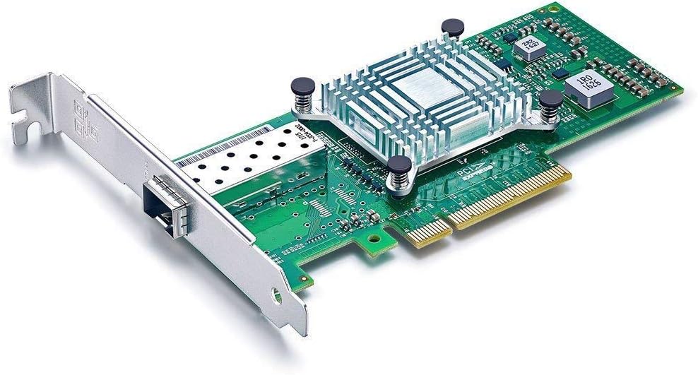 10Gtek® 10GbE PCIE Network Card for Intel X520-DA1-82599ES Chip, Single ...