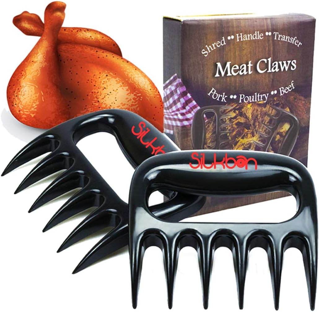 Silkbon Meat Claws, Best Pulled Pork Shredder, Meat Shredder Claws ...