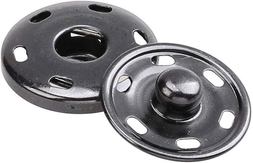 Amazon.com: Cotowin Sew-On Snaps, Gunmetal Press Buttons, Pack of 10, 1 ...