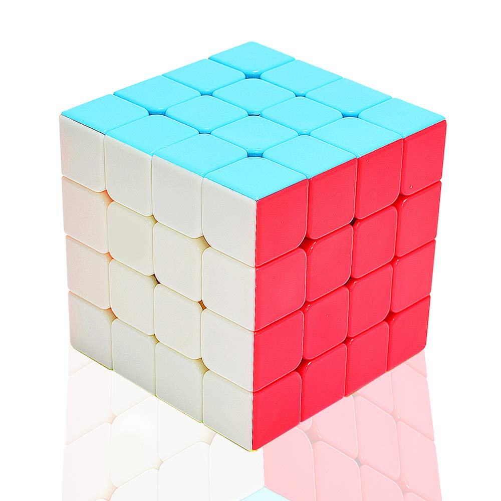 TOYESS Stickerless 4x4 Speed Cube, Smooth Magic Cube 4x4x4 ...