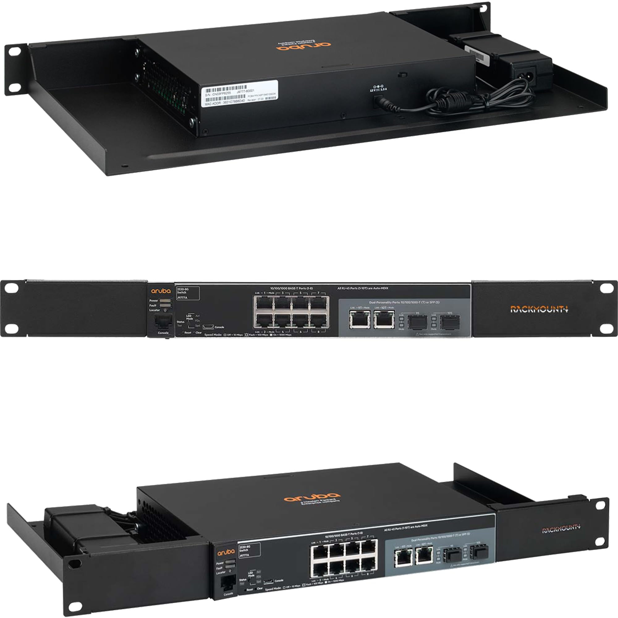 Mua HPE Aruba Gigabit Switch Rack Mount - 1U Server Rack Shelf with ...