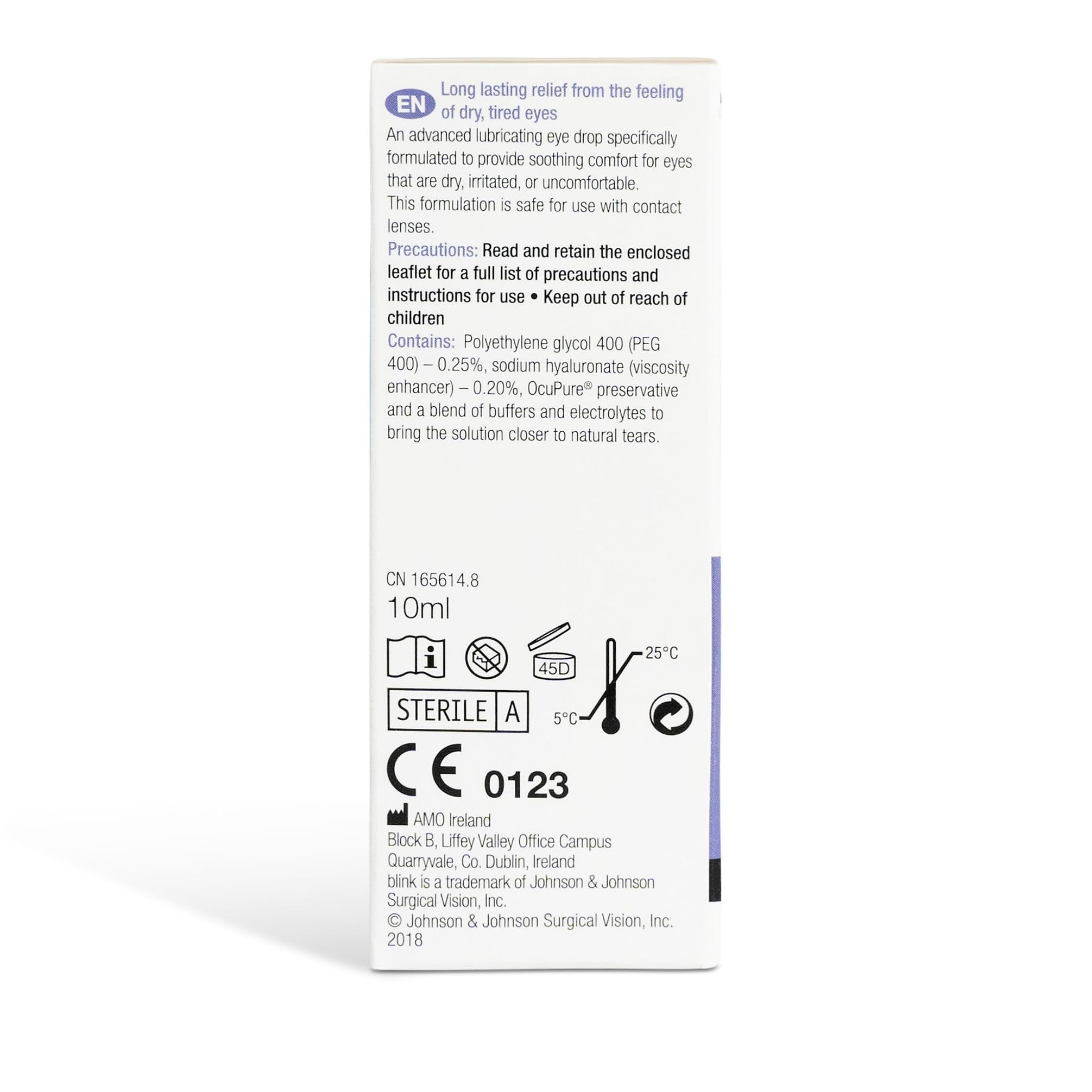 Mua Blink Intensive Soothing Eye Drops for Dry Eyes - Instant and Long ...