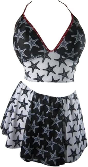 Amazon.com: 6 Panel Micro Mini Skirt Halter top Set: Clothing