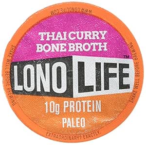 Amazon.com : LonoLife Thai Curry Beef Bone Broth Powder with 10g ...