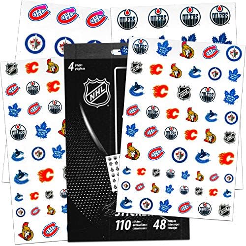 NHL Stickers and Temporary Tattoos Party Supplies Set ~ Bundle Includes ...