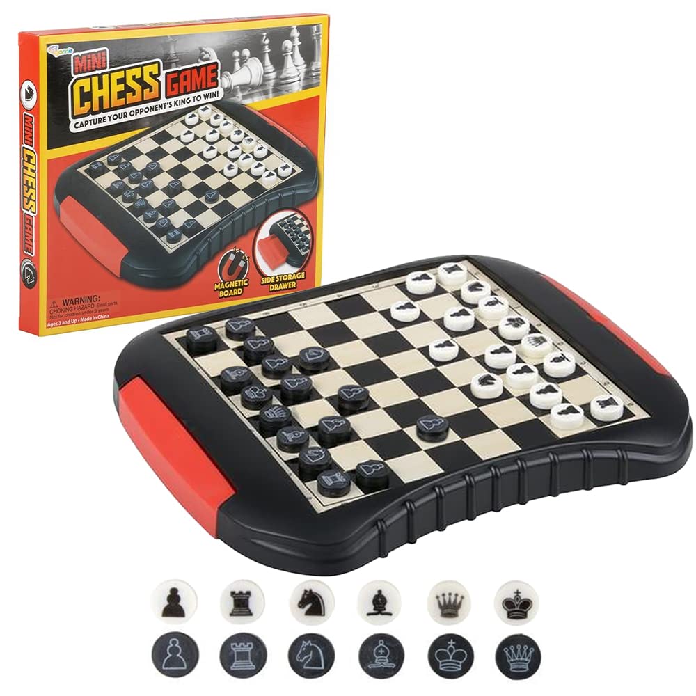 Mua Gamie Mini Chess Game, Magnetic Chess Board with Side Storage ...