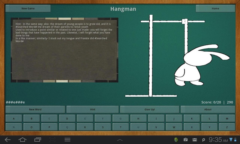 Hangman - Word Game, Puzzle, Vocabulary Builder:Amazon.com:Appstore for ...