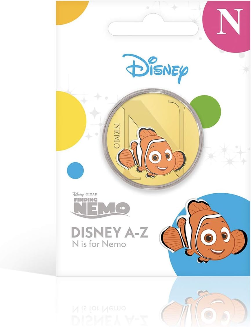 IMPACTO COLECCIONABLES Disney A-Z Collection N Is For Nemo Gold-Plated ...
