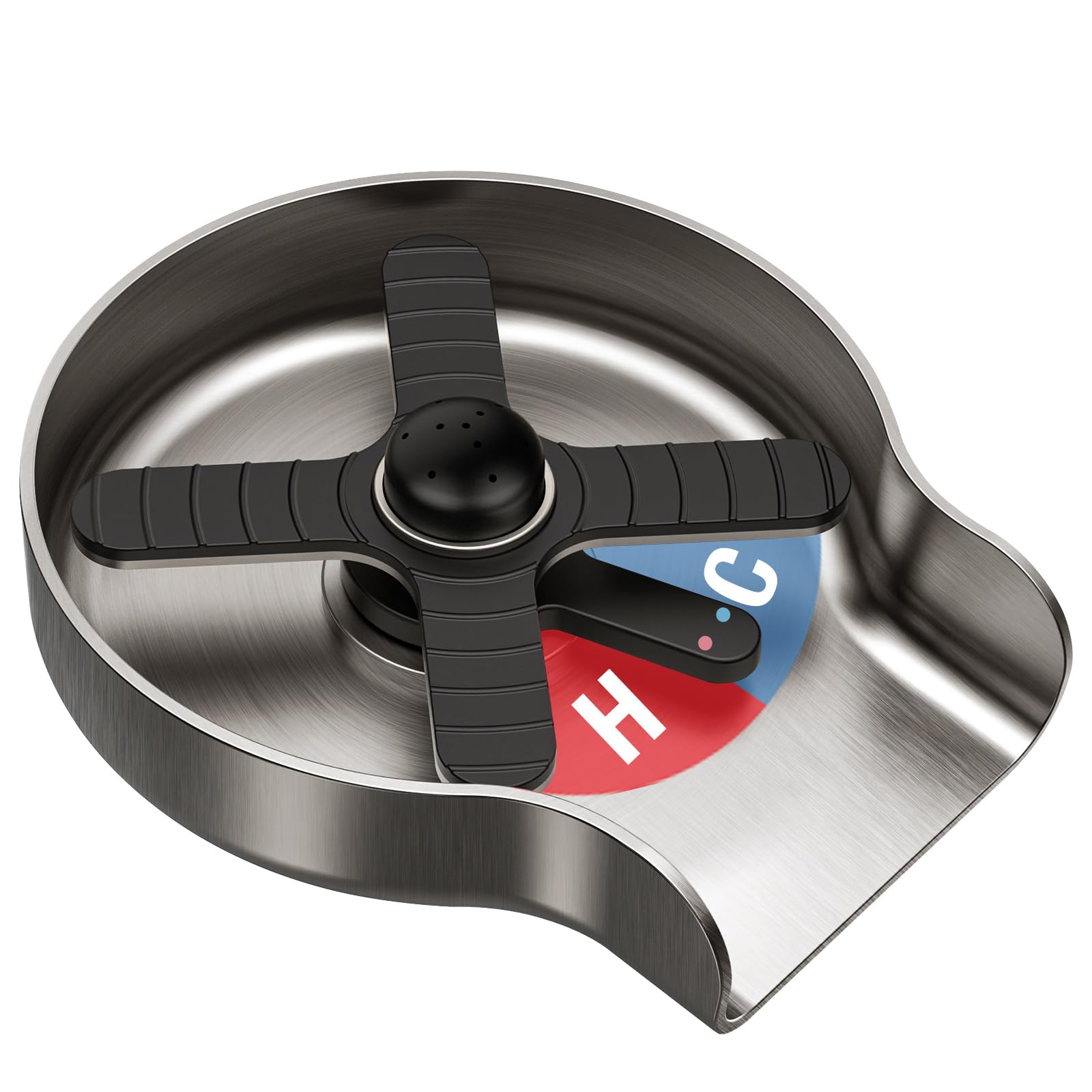 HGN Hot and Cold Glass Rinser,Temperature Adjustable Metal Bottle ...