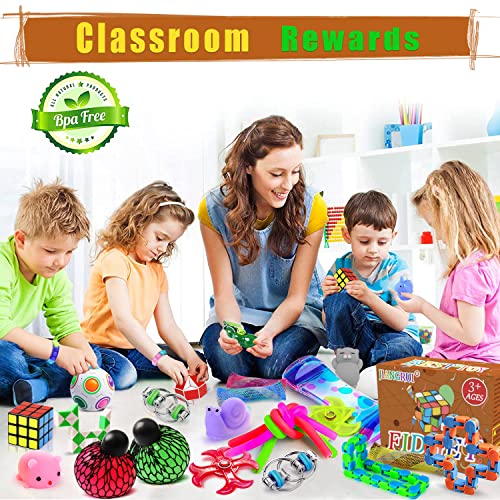 28 Pack Fidget Toys Set for Kids Adults Teens Girls, Stress Relief and ...