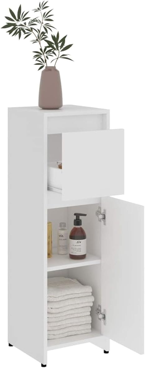 Amazon.de: Irfora Badschrank Schmal Badregal Badezimmerschrank ...