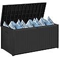 Amazon.com : MIRAFIT Resin Deck Box, 120 Gallon Large Outdoor Indoor ...