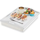 Amazon.com - Tioncy Bamboo Lap Tray with Detachable Pillow 16.9'' x 13 ...