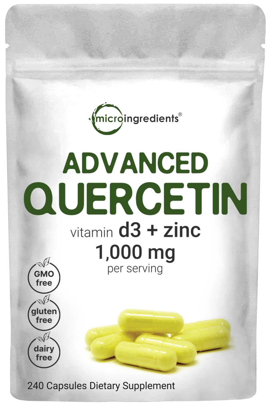 Mua Micro Ingredients Quercetin Supplements with Zinc & Vitamin D3, 1 ...