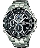 Casio EF-552-1AVEF EDIFICE - Reloj en caja sólida de acero inoxidable, 10 BAR, para Hombre, con ...