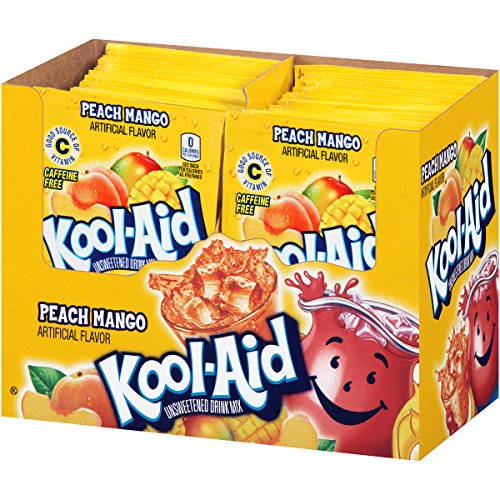 Kool-Aid Peach Mango Flavored Unsweetened Caffeine Free Powdered Drink ...