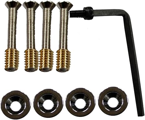 Amazon.com: Guitar Brass Insert Kits for Repair/Upgrade on Bolt-On ...
