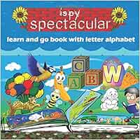 I Spy spectacular: i spy learn and go book with letter alphabet, trace ...
