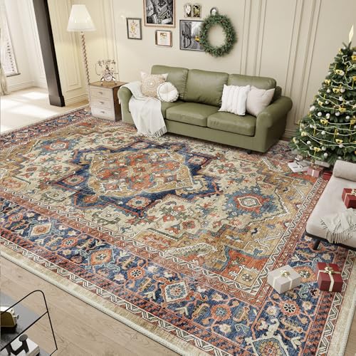 Vamcheer Washable Area Rug 6'x9' - Vintage Area Rugs for Living Room ...