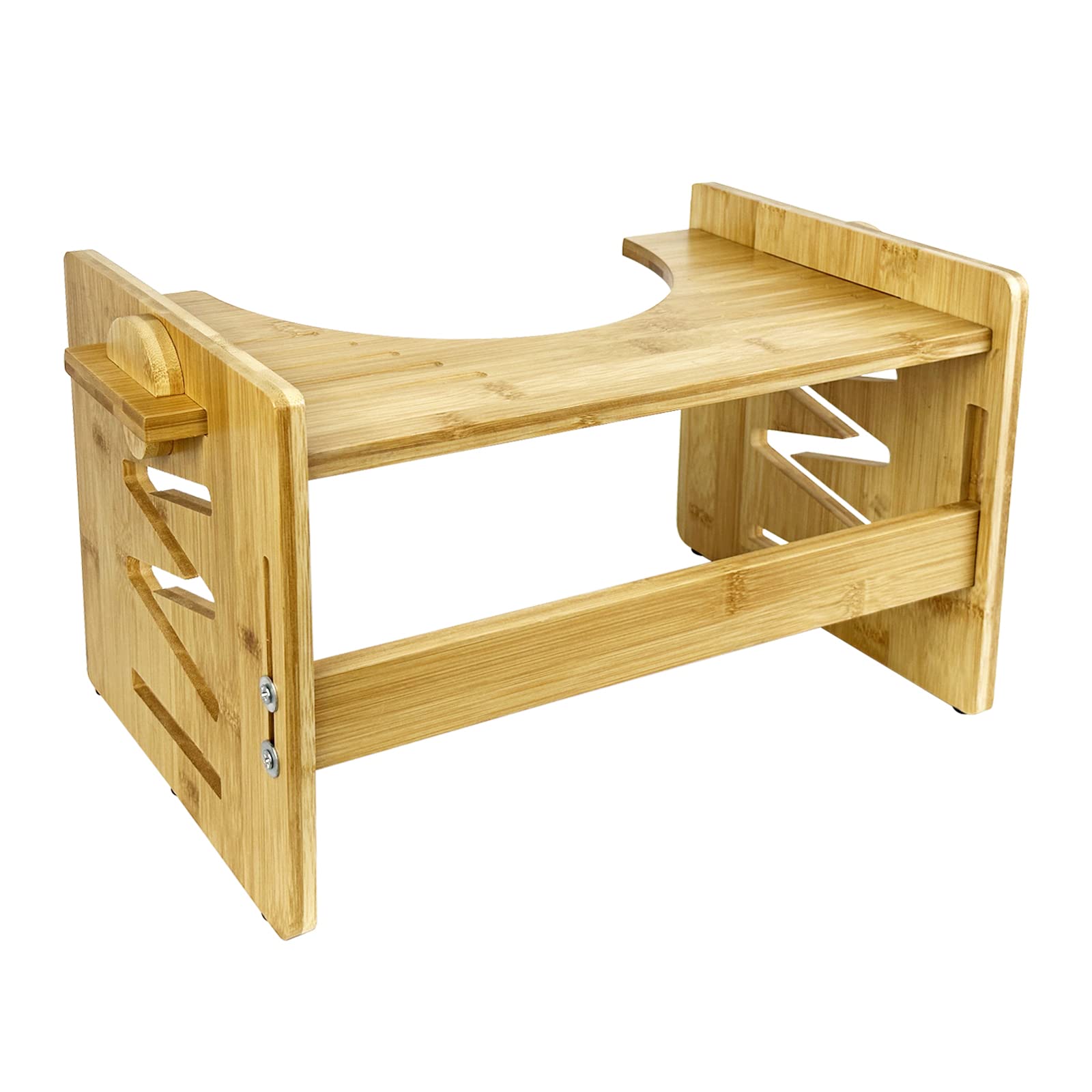Mua Anyony Toilet Stool, Multi-Height and Angle Adjustable Bamboo Poop ...