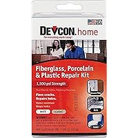 Devcon Epoxy Bathtub Repair Kit (Almond & White) - Tile Epoxy Adhesives - Amazon.com