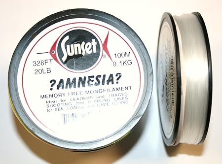 Fishing Shooting Line 20lb,30lb,40lb Memory Free Leader Sunset Amnesia ...
