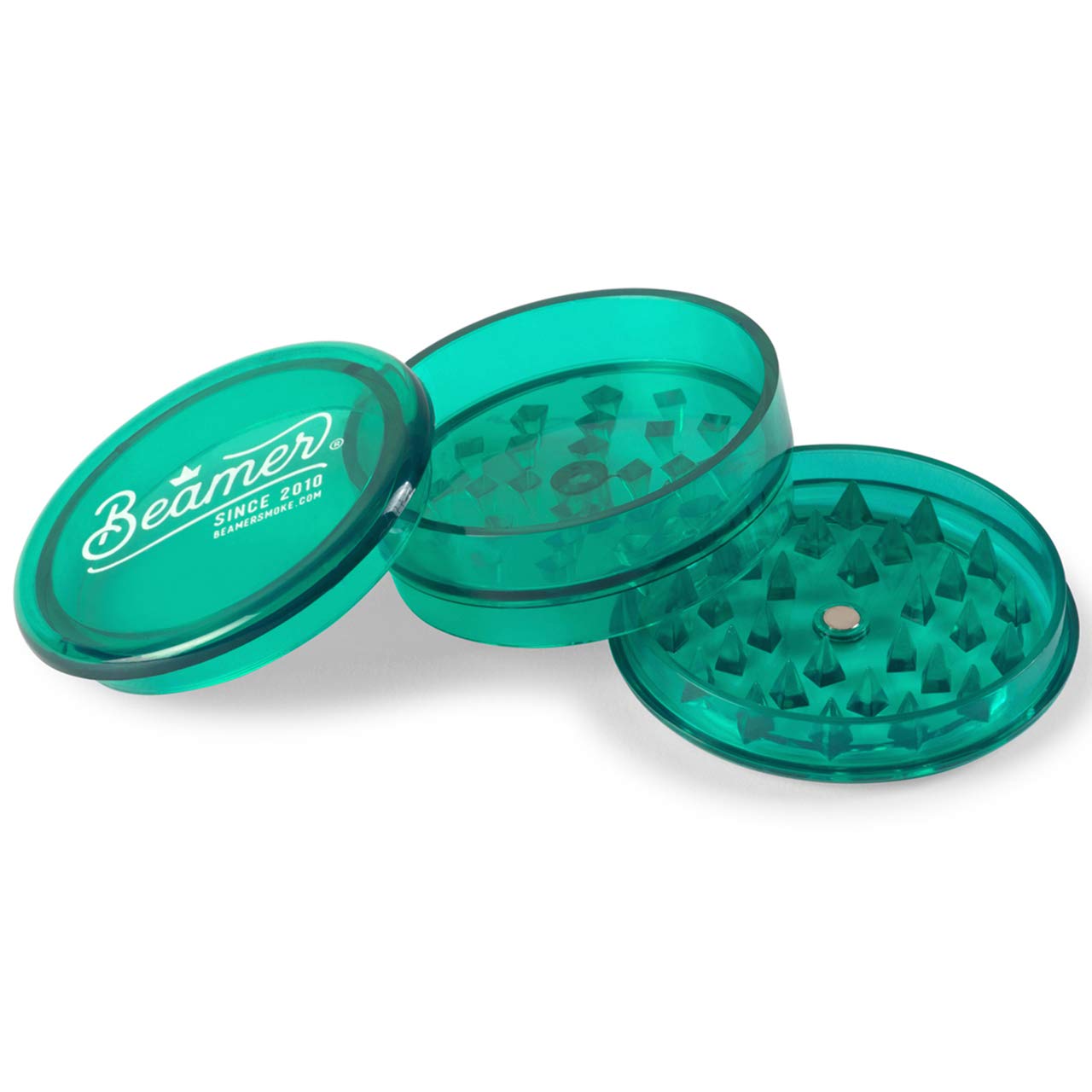 Mua Beamer Crown Logo 3-Piece 63mm Acrylic Grinder - Transparent Green ...